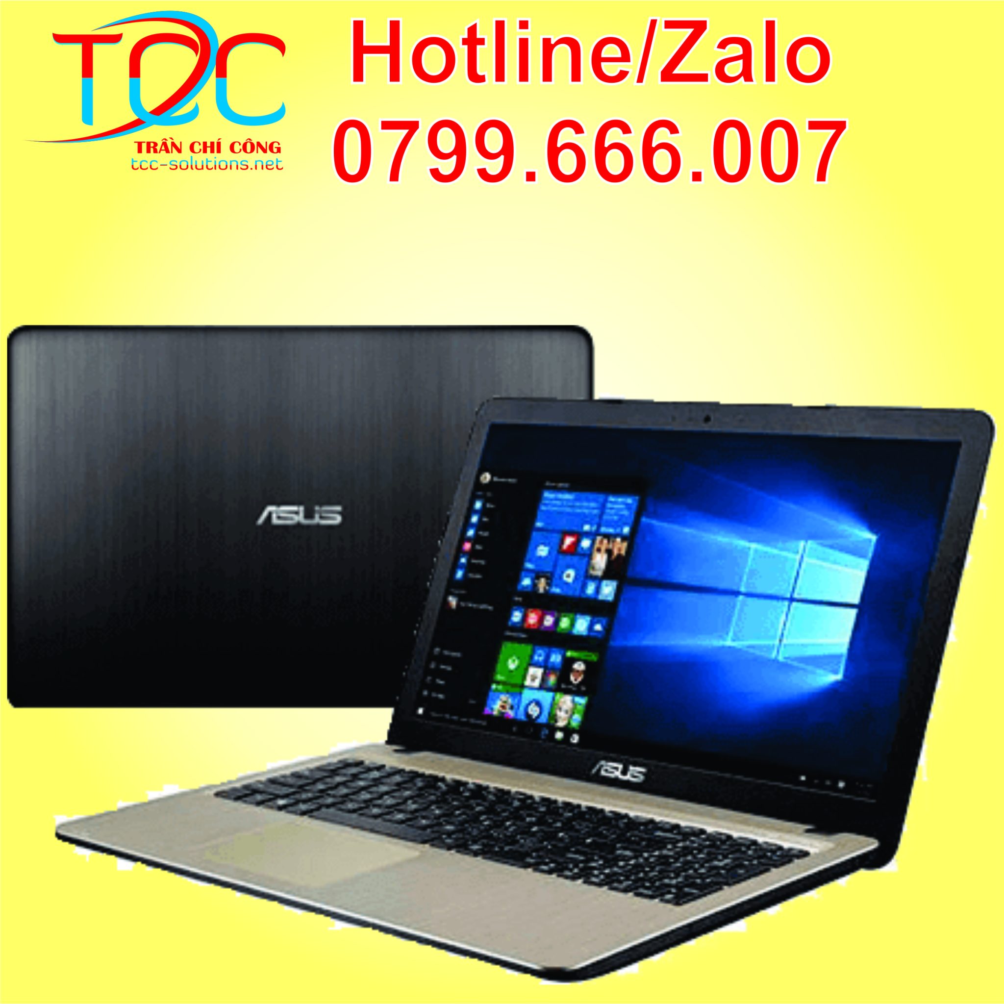 Laptop ASUS X540L i3-5005U/4G/SSD 120GB/15.6" BLACK - CTY TNHH CÔNG ...